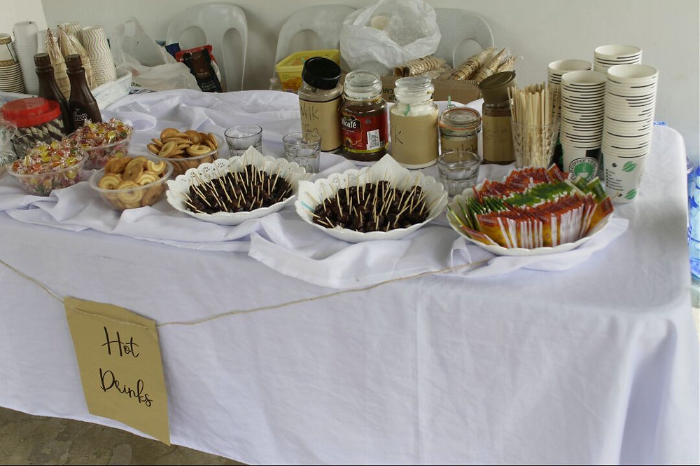 DIY Food Stations at the Reception - A crowd favorite