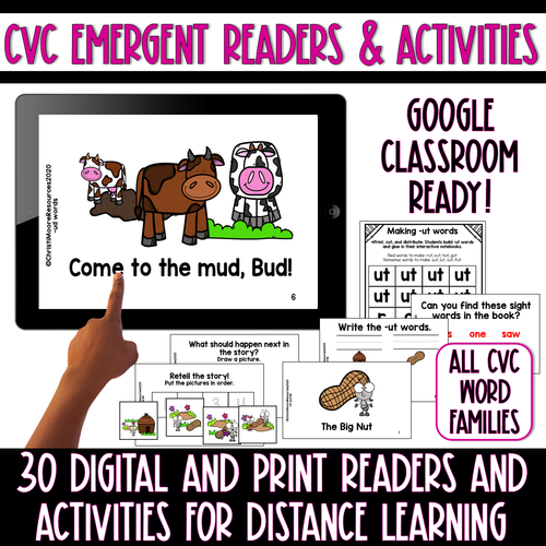 Digital and Printable CVC Emergent Readers & Activities | mysite