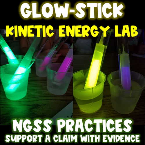 Glow-Stick Kinetic Energy- CER and NGSS Practices | mysite
