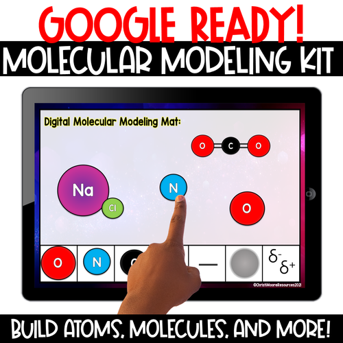Digital Atoms and Molecules Modeling Kit / Google Slides | mysite