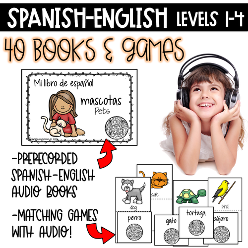 Bundle Spanish-English Books & Games Levels 1-4 | mysite