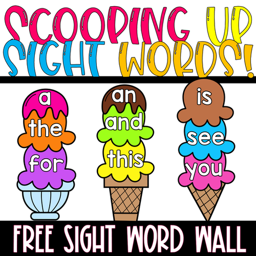 Sight Word (Word Wall)-Scooping Up Sight Words! | mysite