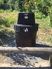 In-Ground Trash & Recycling Containers | Sybertech Waste Reduction