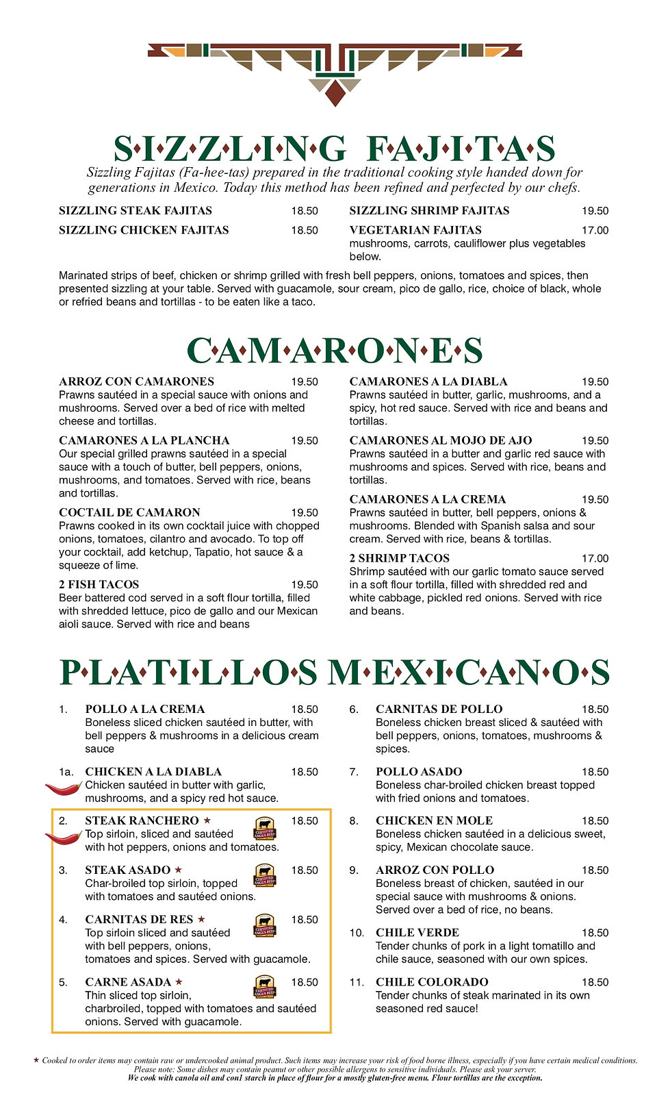 Menu | ixtapamonroe
