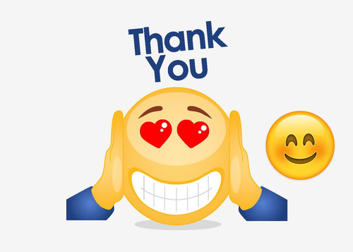 thankyou emoji card | Greetcards