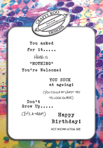 Cheeky Birthday Greetings | craftyroodesigns