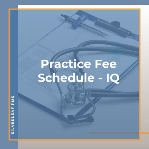 Practice Fee Schedule - IQ | Silver Leaf PMS 2024