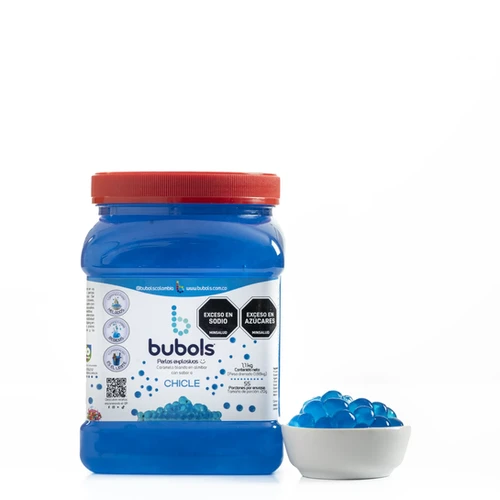 Perlas explosivas bubols sabor a chicle x 1100 gramos | Topping Frozen