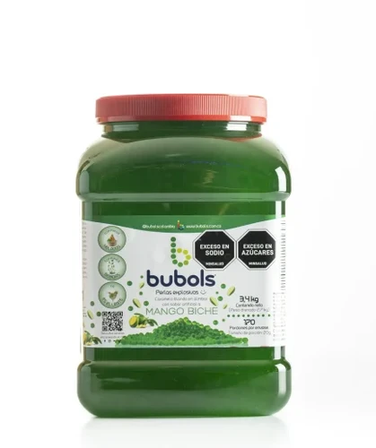 Perlas explosivas bubols sabor Mango biche 3400 gramos | Topping Frozen