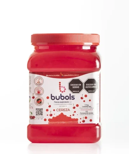 Perlas explosivas bubols sabor cereza 3400 gramos | Topping Frozen