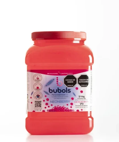Perlas explosivas bubols sabor Neonberry 3400 gramos | Topping Frozen