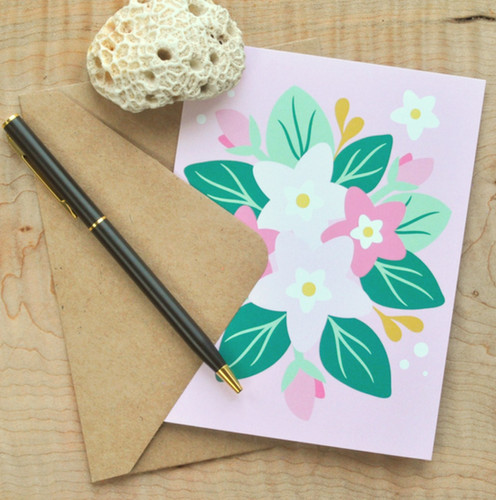 Nova Scotia Mayflower Card | Charlotte Acadia Designs | Jennifer's of NS