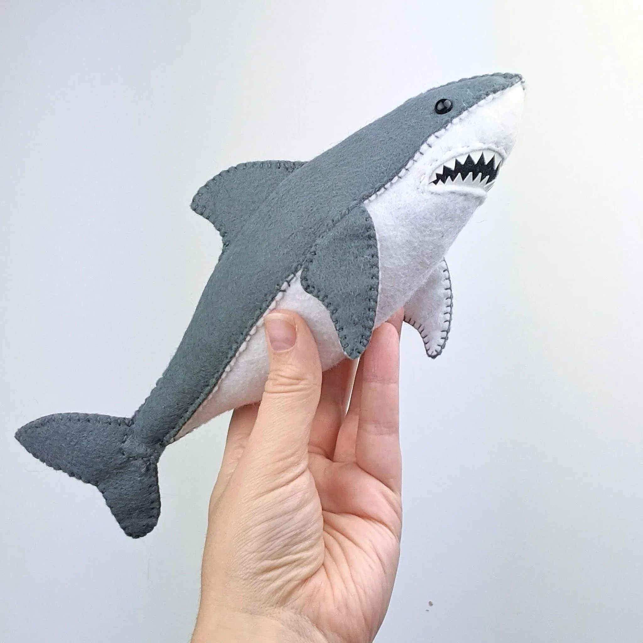 Great White Shark Hand Stitching Kit | Rita Van Tassel | Jennifer's of NS