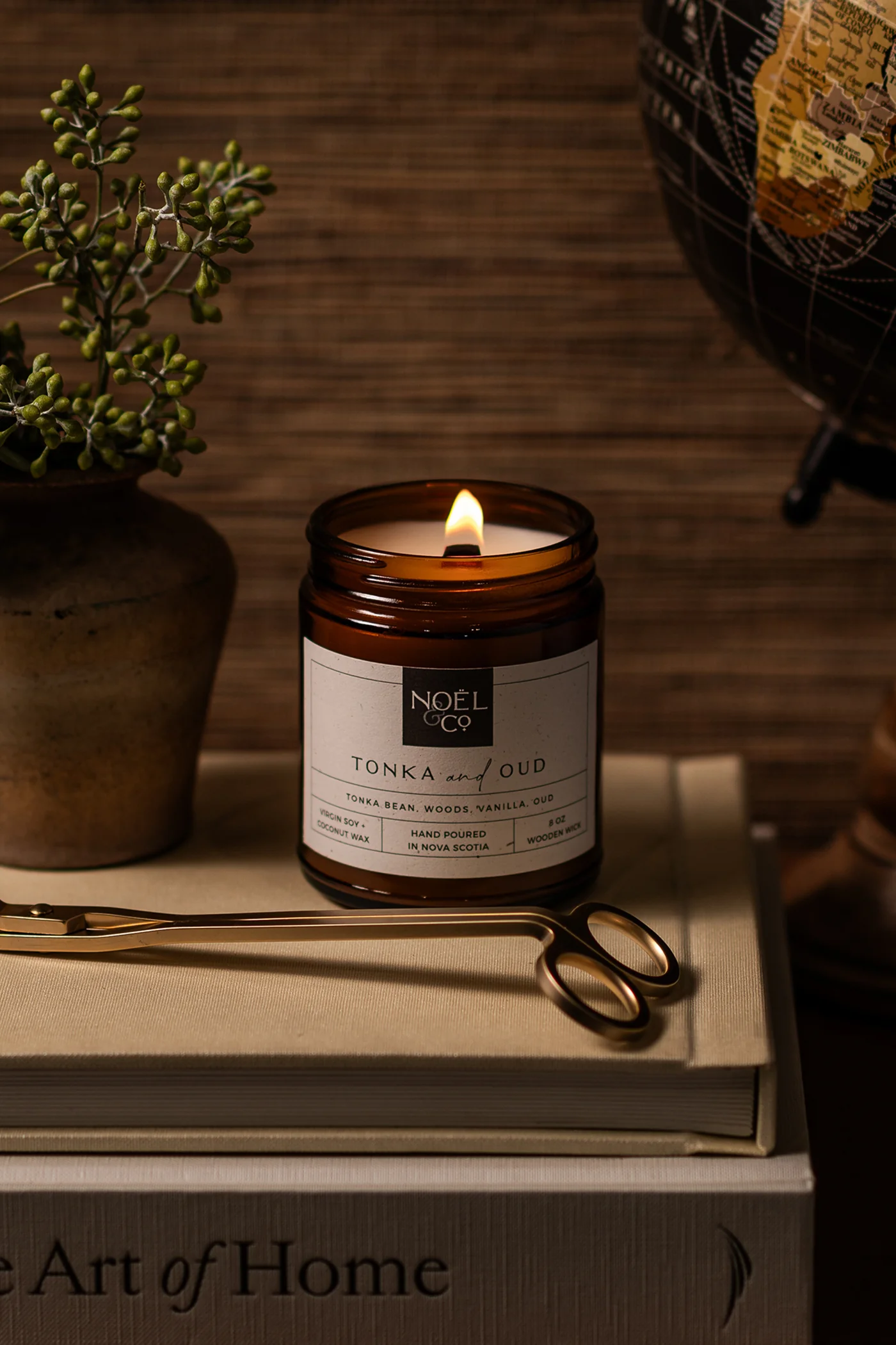 Tonka & Oud Candle | Noel & Co. | Jennifer's of NS
