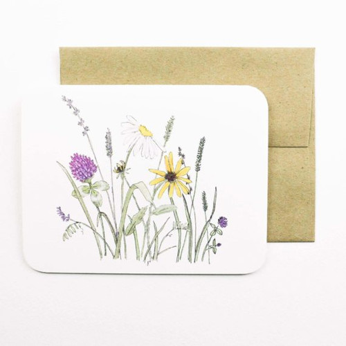 Field Flowers Card | Field Day Paper | Jennifer's of NS