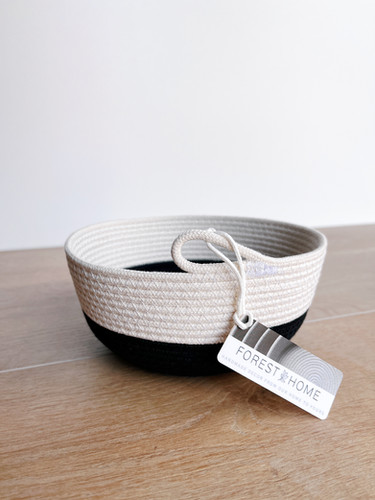 The Heidi Bowl| Natural + Black | Forest Home | Jennifer's of NS