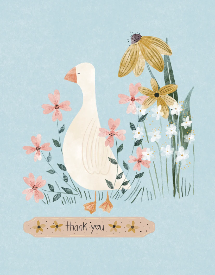 Thank You Goose Card | Poplar Paper | Jennifer's of NS