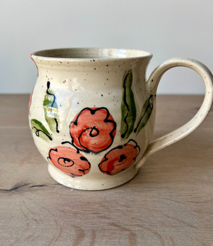 Poppy Mug | Alicia Kate Pottery | Jennifer's of NS