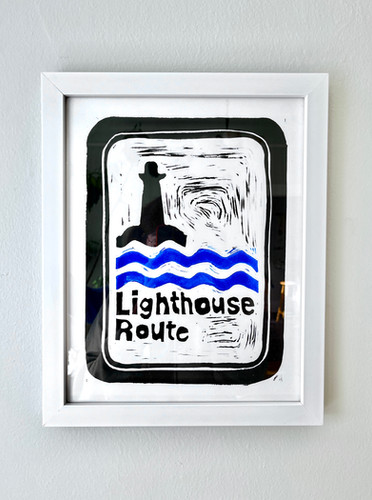 Lighthouse Route Original Print | 11x14 | Erin Bulger | Jennifer's of NS