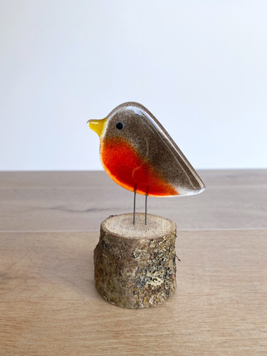 Small Standing Robin | The Glass Bakery | Jennifer's of NS