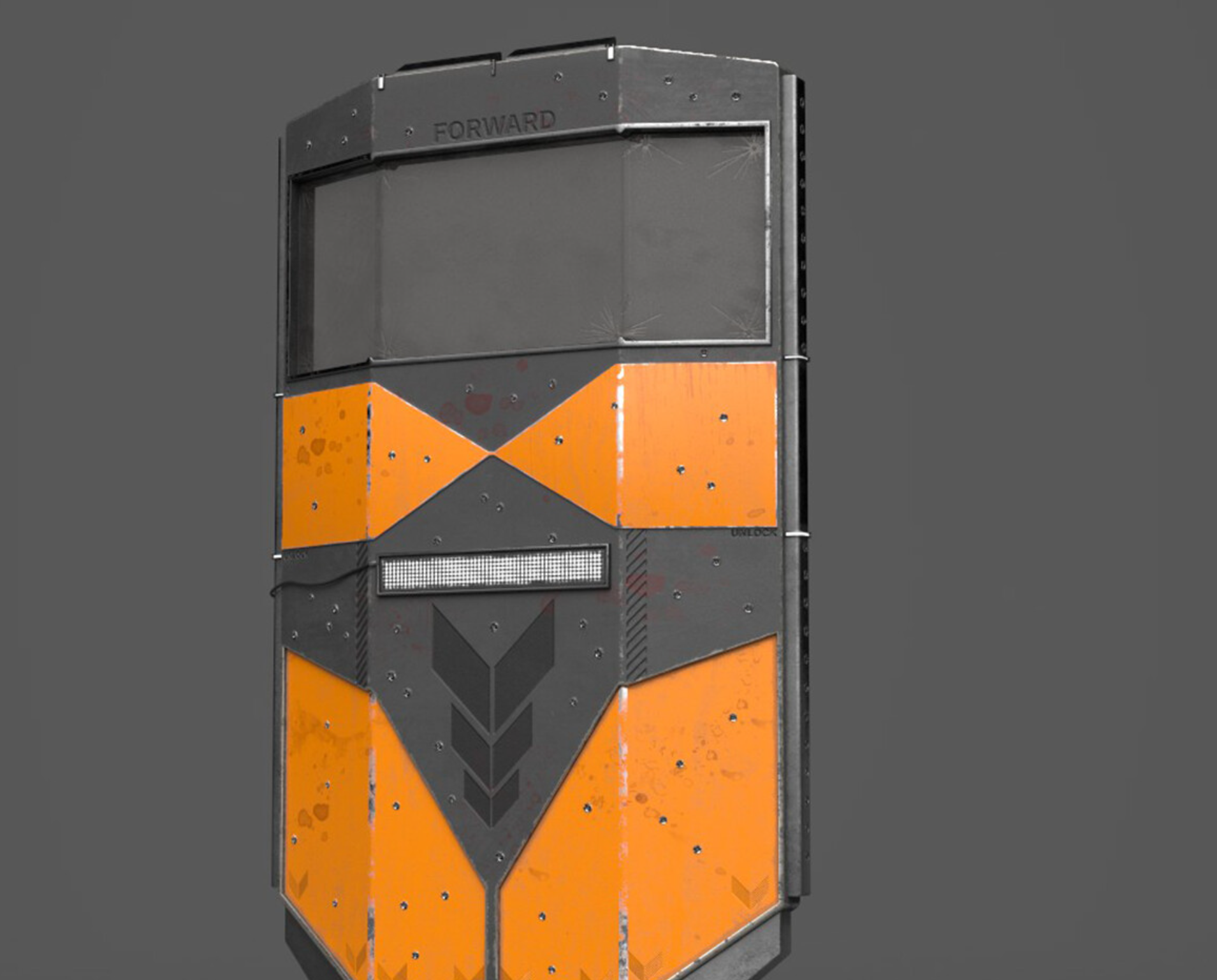 Cyberpunk Riot Shield
