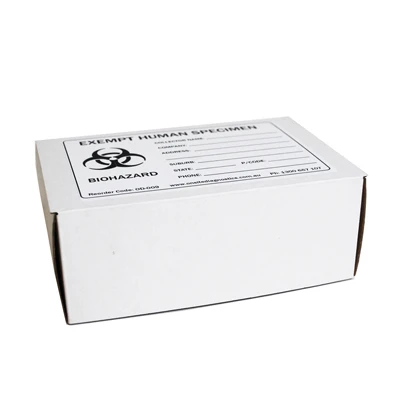 Biohazard Transport Box - Pack of 25 | onsitedrugtesting