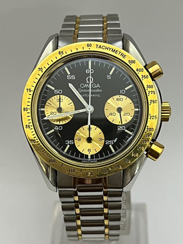 Omega Speedmaster steel and gold | oceanjewellers