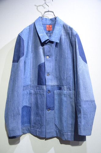 REJEAN DENIM Elliston Jacket パッチワーク デニムジャケット