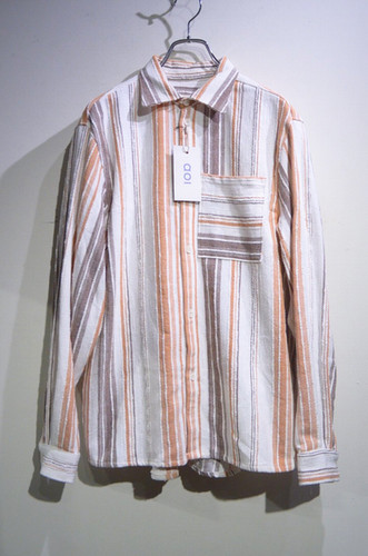 aoi project Cotton stripe Shirt アオイプロジェクト ストライプ シャツ