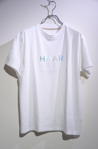 HAAR SCOTLAND Embroidered LOGO T Shirt Made in Scotland