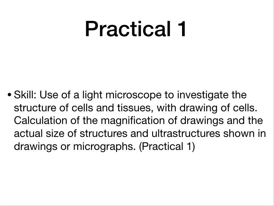 IBDP Biology: Practical 1 Microscopy Tips & Tricks
