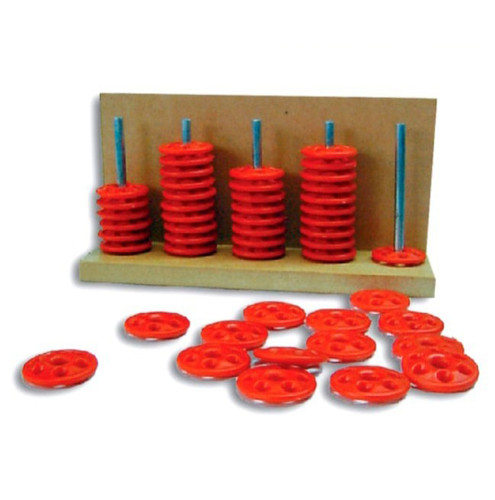 Ábaco abierto 50 discos | Didacticos Jorcar