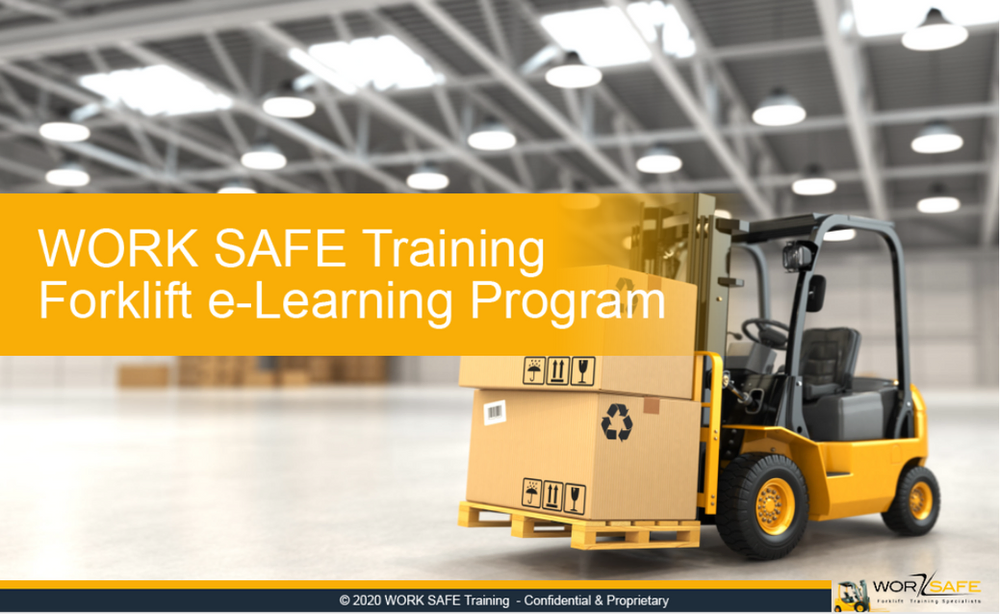 Forklift Training e-Learning Program | WORK SAFE Training