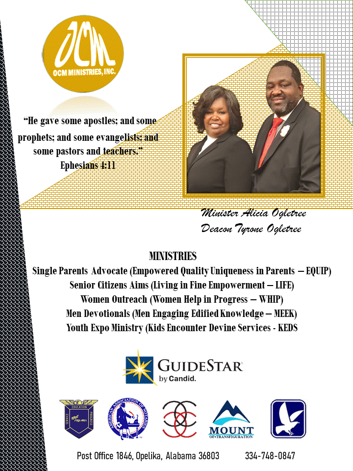 Donations | Ocm Ministries Inc