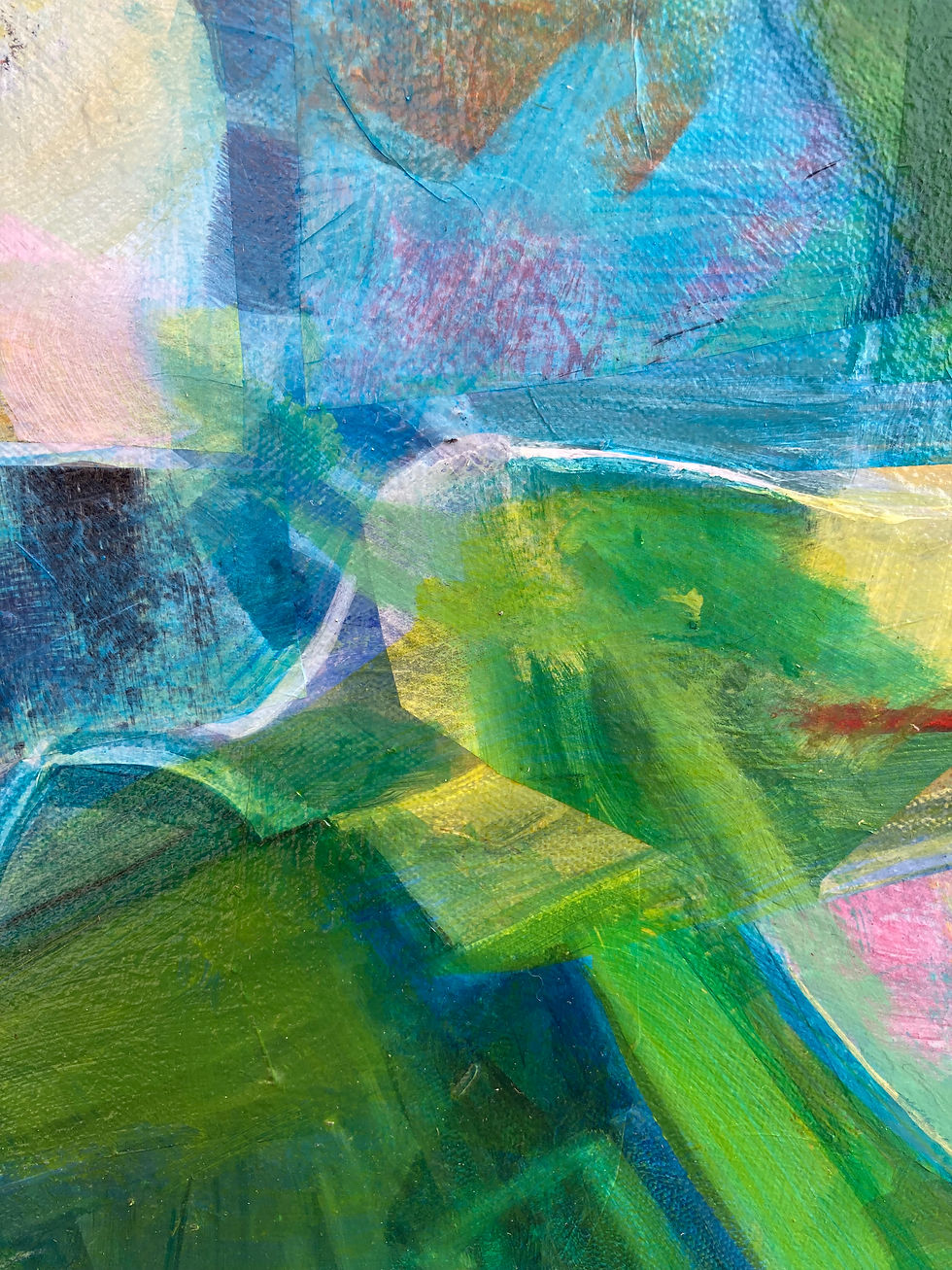 Abstract Landscape Painting | Jan Parsons Creative | England