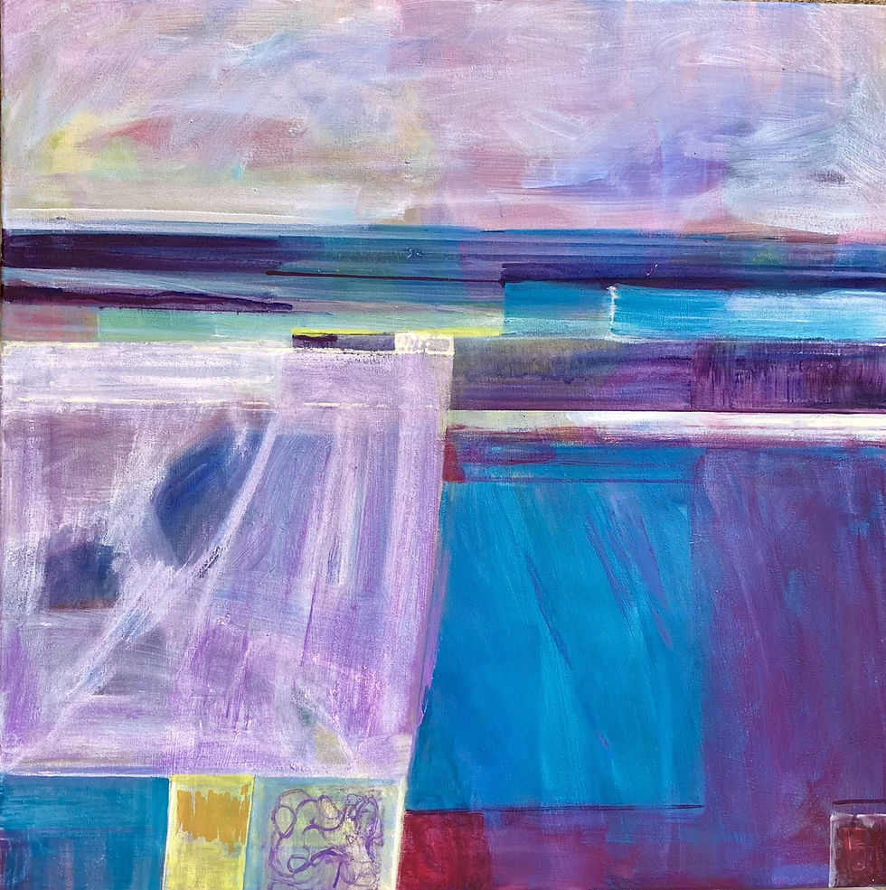 Abstract Landscape Painting | Jan Parsons Creative | England