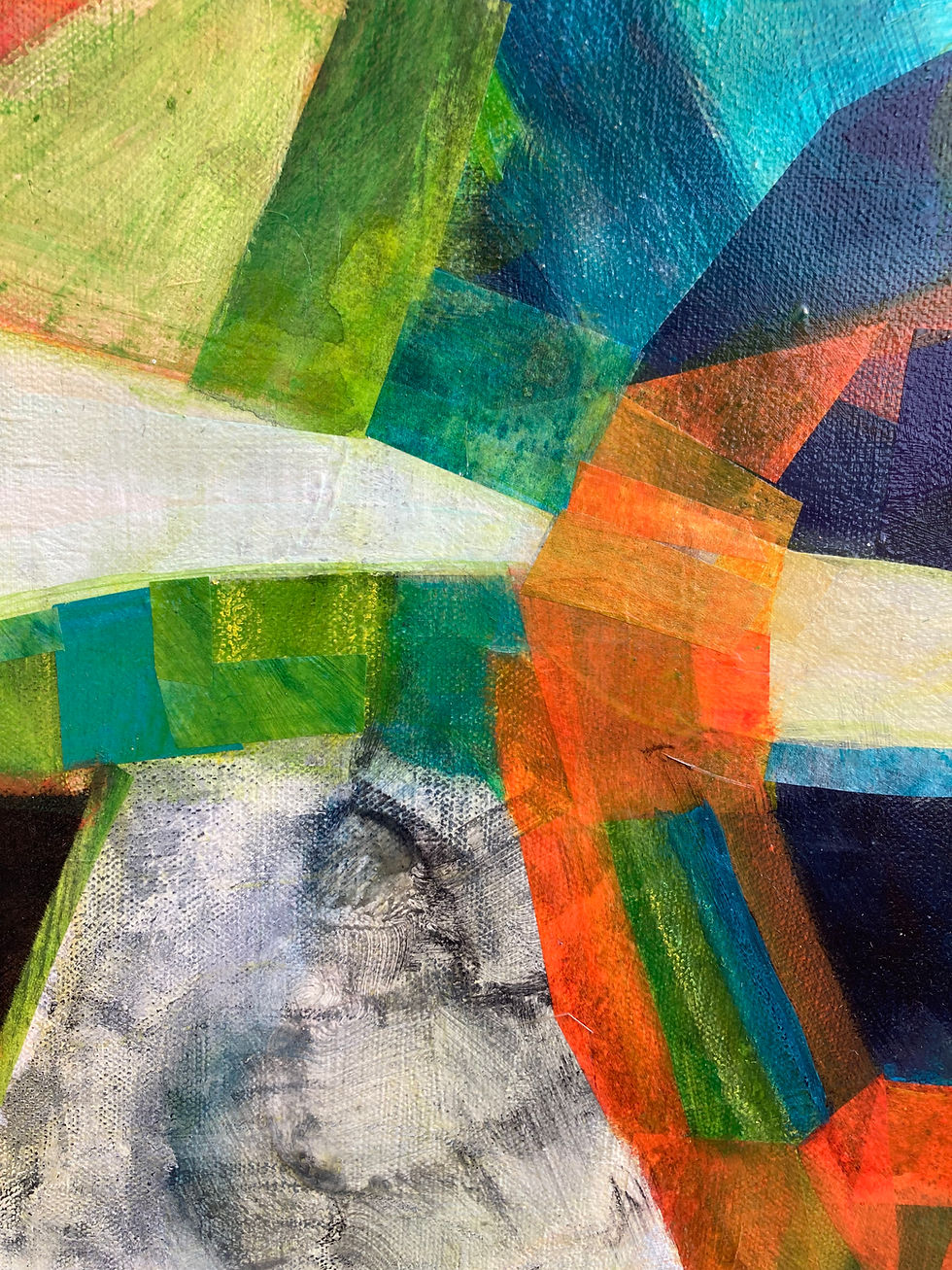 Abstract Landscape Painting | Jan Parsons Creative | England