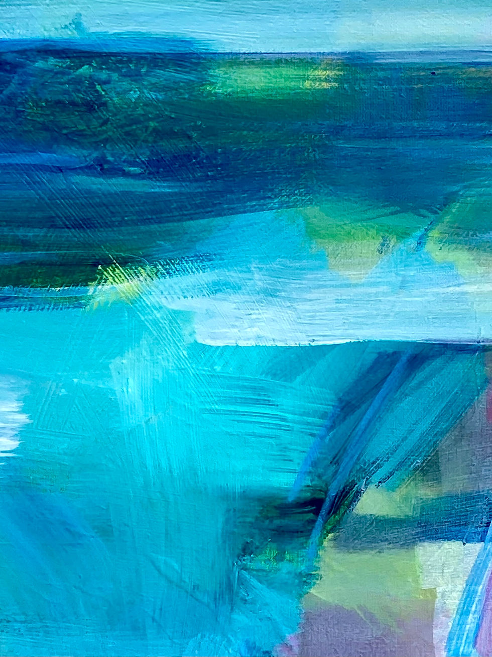 Abstract Landscape Painting | Jan Parsons Creative | England