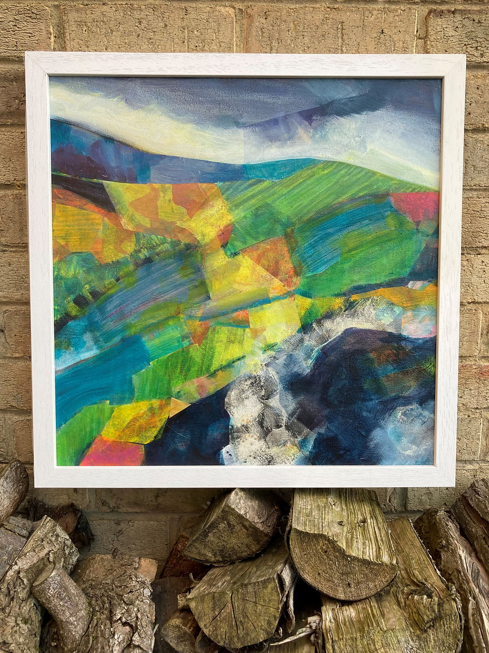 Abstract Landscape Painting | Jan Parsons Creative | England