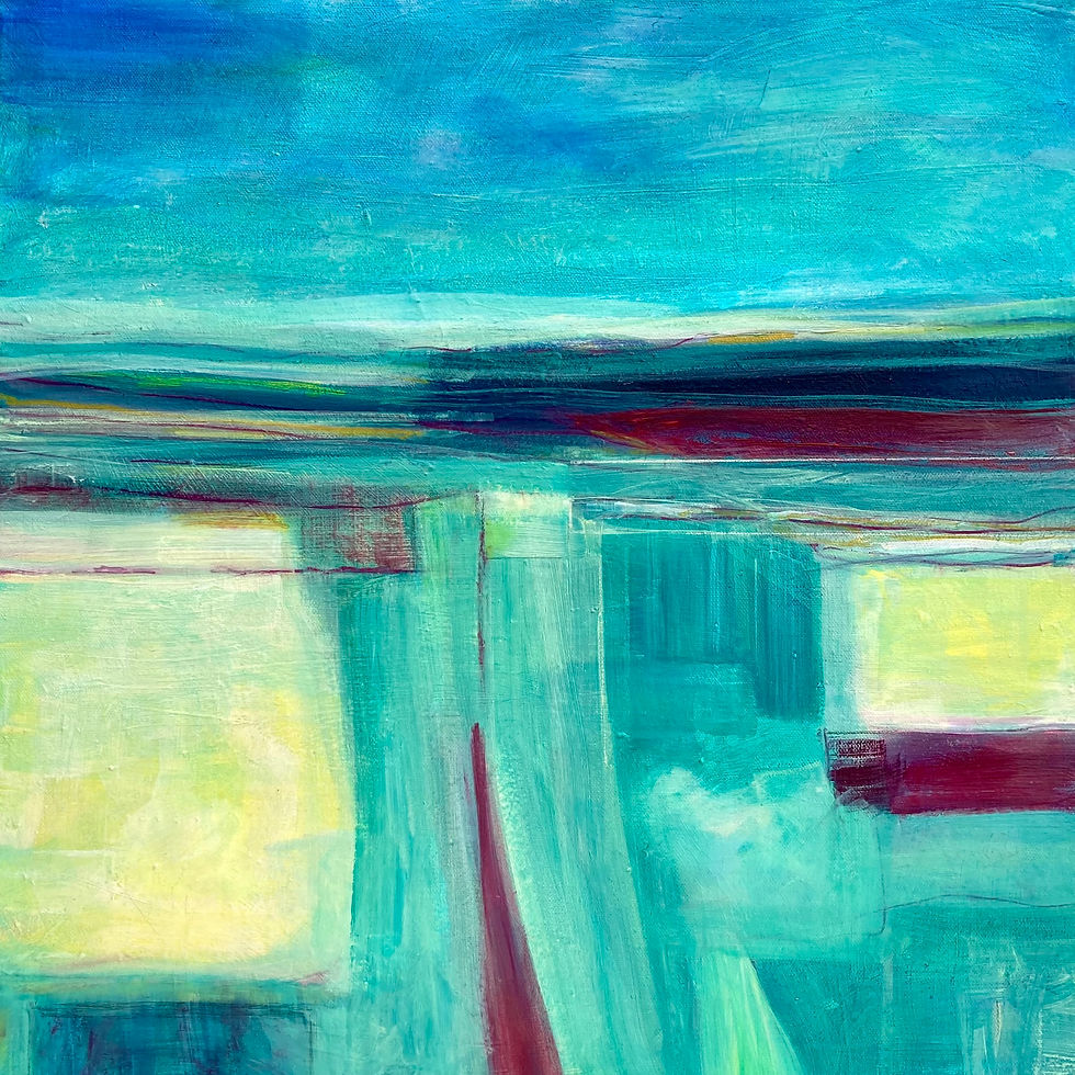 Abstract Landscape Painting | Jan Parsons Creative | England