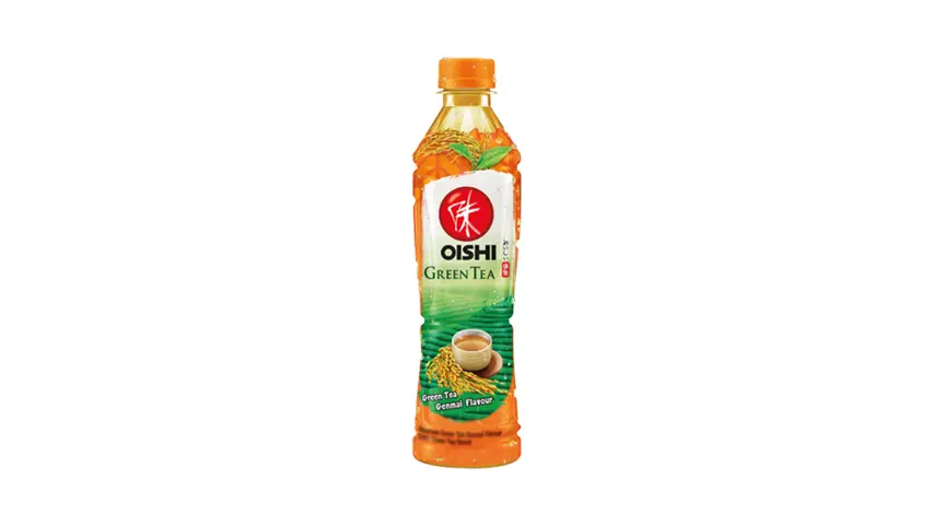 Oishi Green Tea Genmai Flavour 350ml. | Smile Thai Minimart