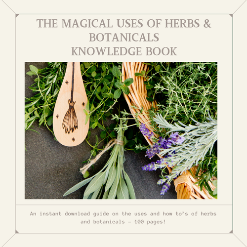 The Magical Uses Herbs & Botanicals Knowledge Book | TheEnglishHerbalist