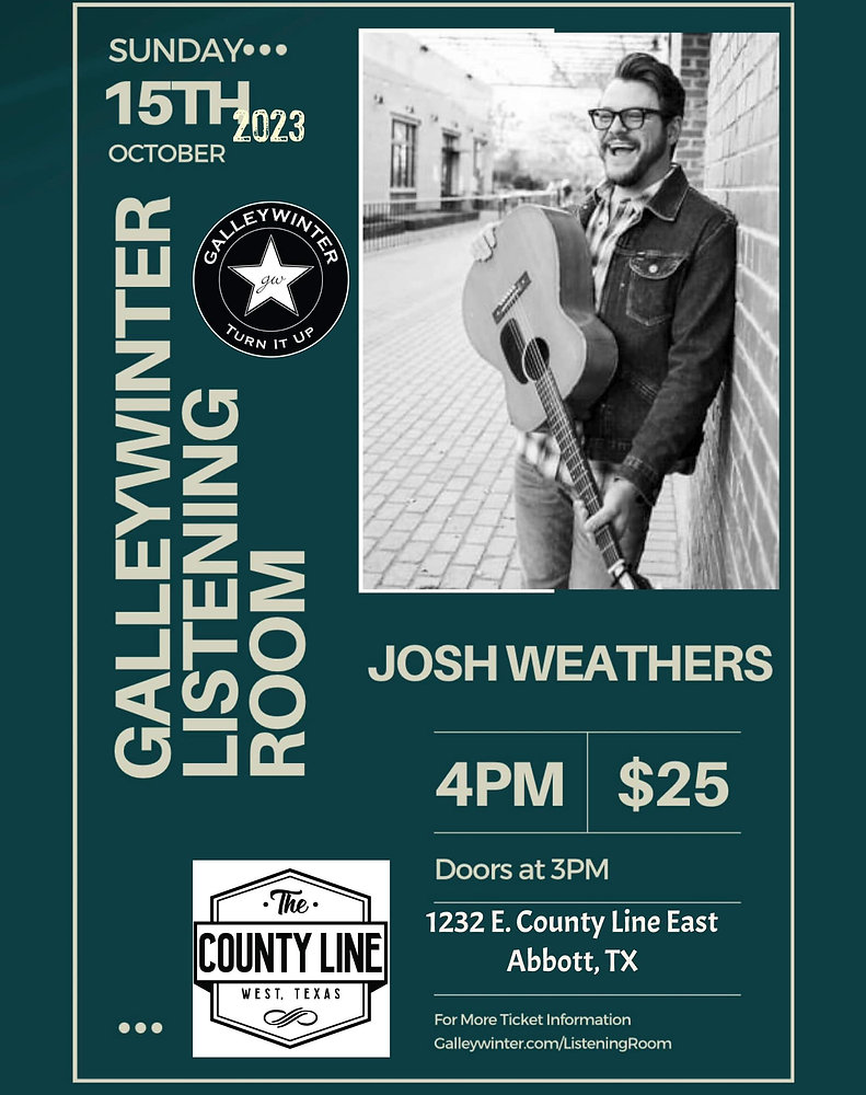 Galleywinter Listening Room - Josh Weathers