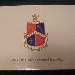 Crest Stationary | Alpha Delta Gamma