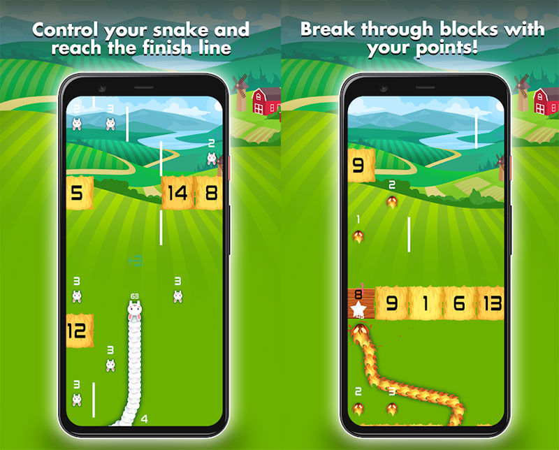 Snake Breakout - Snake circling with thousands of friends around the world