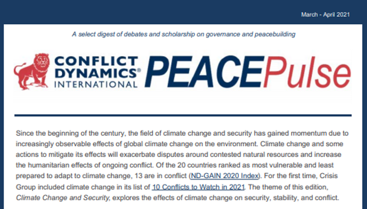 CDI Peace Pulse May - June 2021