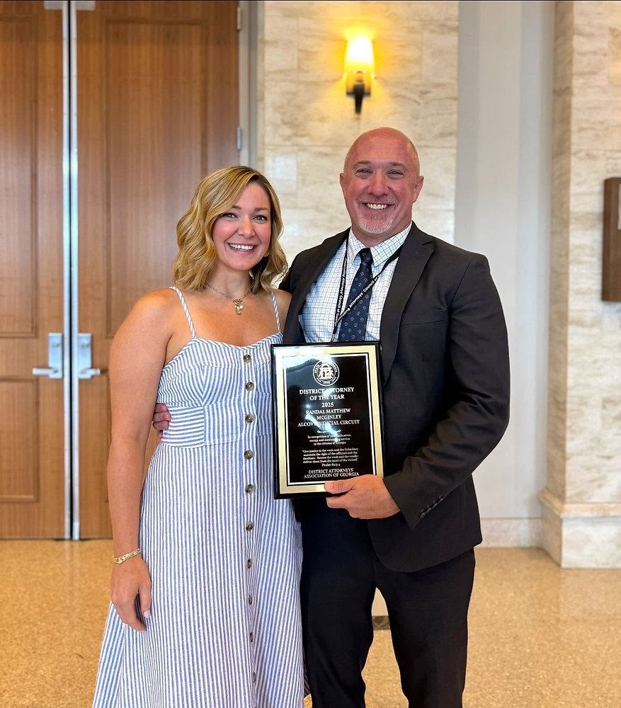 Randy McGinley Named District Attorney of the Year: