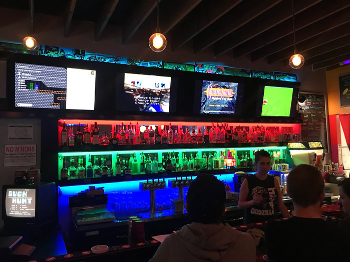 Retro Game Bar videogames www.rgpdx.com 6720 NE MLK Portland OR