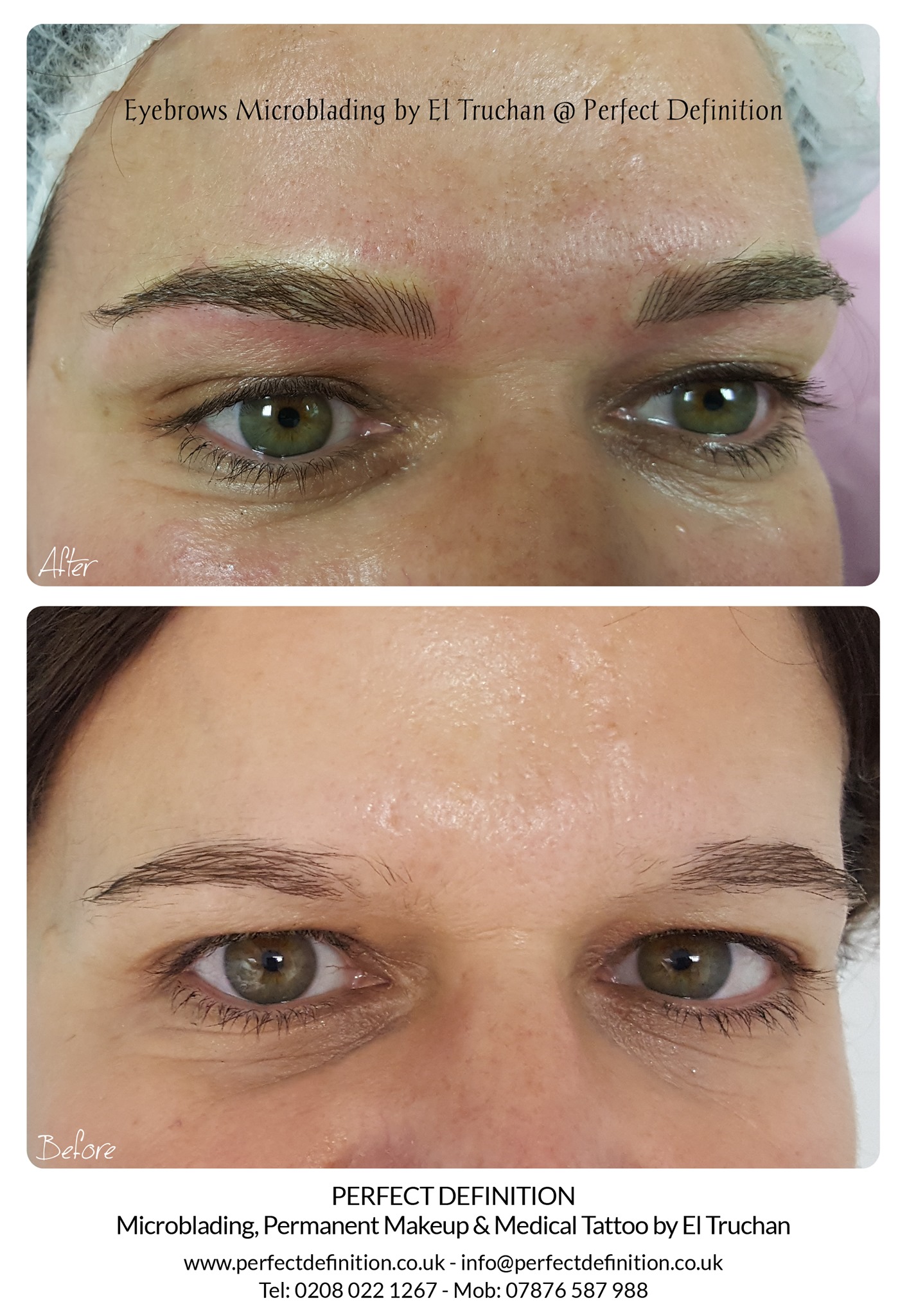 Microblading & Permanent Makeup Eyebrows Tattoo by El Truchan, London