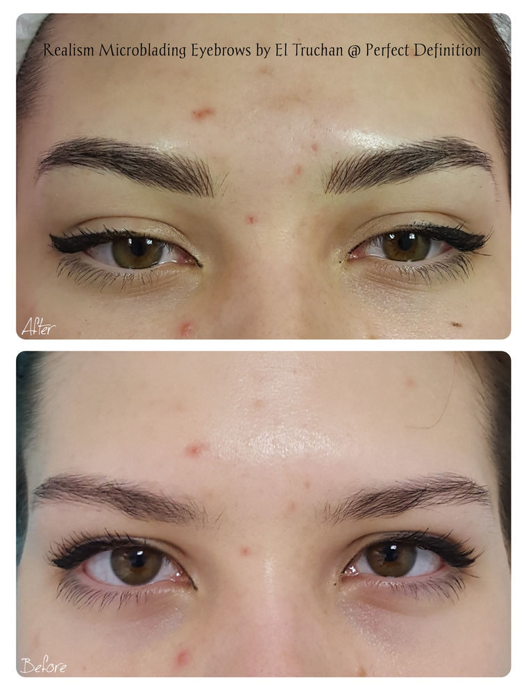 Realism Microblading Eyebrows by El Truchan @ Perfect Definition
